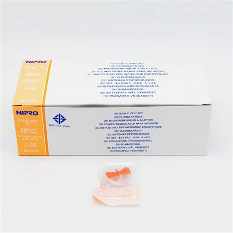 ปกผเสอ Nipro Scalp Vein สกาวเวน เบอร กลองสสม ชน พรอมสง ยกกลอง Shopee Thailand