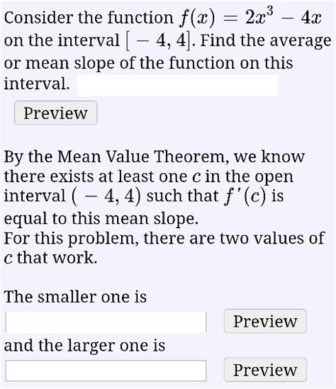 Solved Consider The Function F X 2x3 4x On The Interval [
