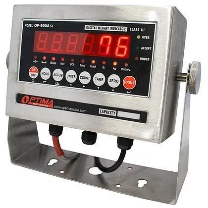 Optima Scale Op 900b Sl 23 Battery Washdown Lcd Indicator Ntep