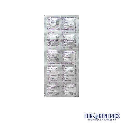 K Lyte 600 Mg Eurogenerics