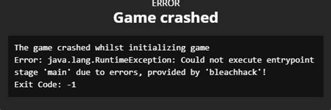 Crash Bug Mc Crash Cause Bleachhack · Issue 262 · Bleachdevbleachhack · Github