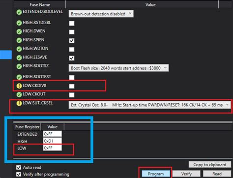 How To Configure Atmega328p To Use External Crystal As Clock Source