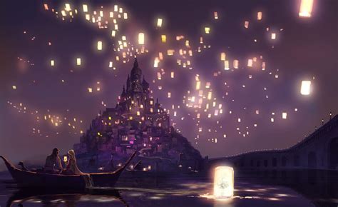Such A Beautiful Scene Tangled Wallpaper Disney Desktop Wallpaper