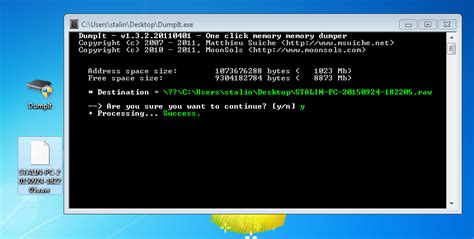 meliorate volatility command using imageinfo to find type of system