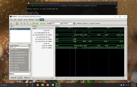 run gtkwave in wsl