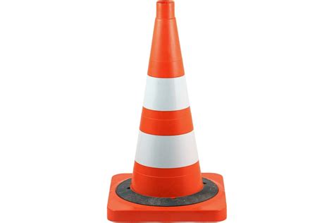 Дорожный конус ТЕХНОЛОГИЯ КС 2 8 0 520 мм мягкий 2 светоотражающие