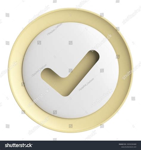 D Checkbox Check Mark D Illustration Stock Illustration Shutterstock