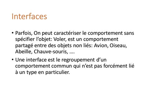 Classe abstraite et Interface الملفات ويتود