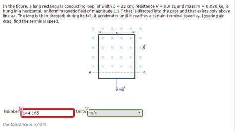 solved in the figure a long rectangular conducting loop of