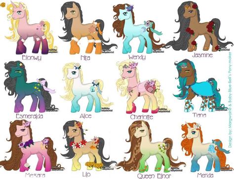 My Little Ponies Meets Disney Princesses