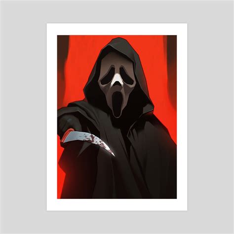 Classic Ghostface An Art Print By Poisonp1nk Inprnt