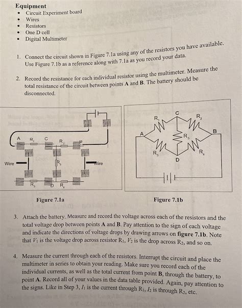 Solved Post Lab Questions Use Kirchhoff S First Law To Chegg Com
