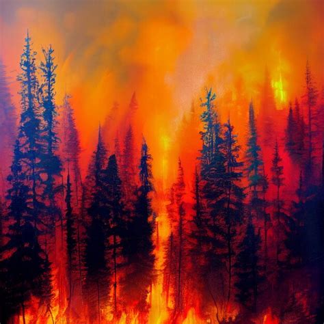 Natures Fiery Canvas Images Free Download On Freepik