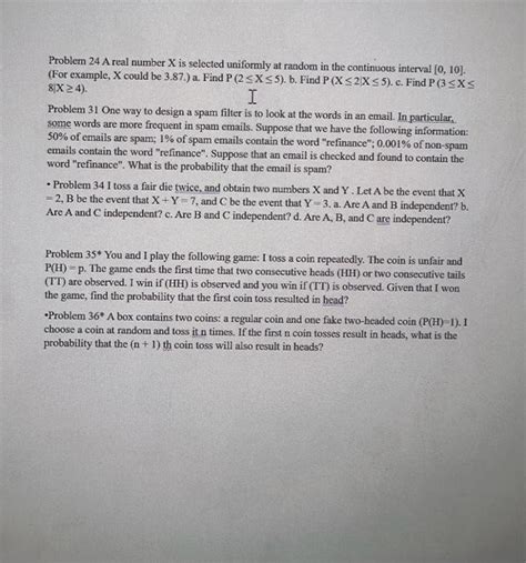 Solved Problem 16 Consider A Random Experiment With A Sample Chegg Com