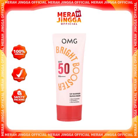 Jual OMG Oh My Glow Bright Booster UV Barrier Sunscreen SPF 50 PA ...