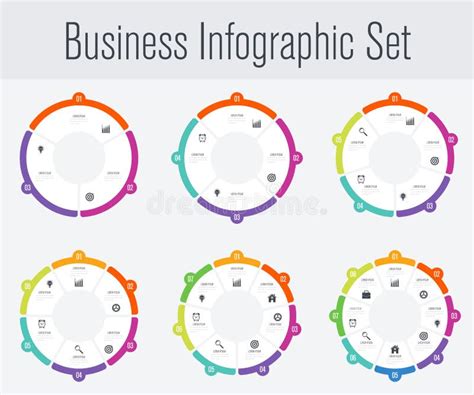 Fije Con Infographics Ilustración Del Vector Ilustración De Procesos 115793290