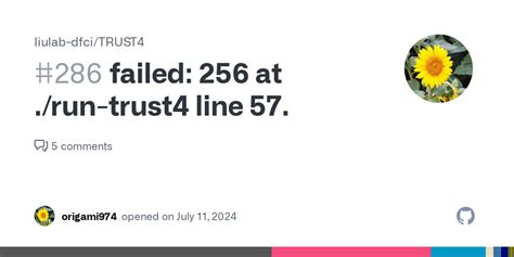 Failed 256 At Run Trust4 Line 57 · Issue 286 · Liulab Dfci Trust4