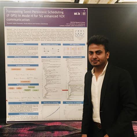 Puneeth Jubba Honnaiah على Linkedin Poster Presentation On Foreseeing