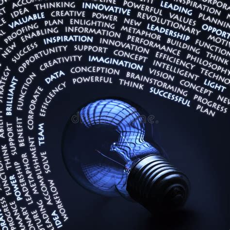 Creativity Concept With Light Bulb Stock Illustration Illustration Of Conceptual Glow 18752532