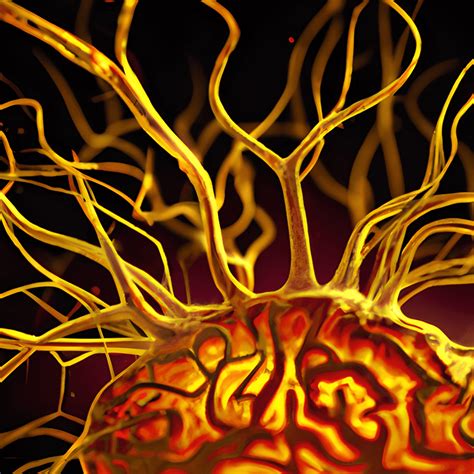 Large Neuron On Fire Graphic · Creative Fabrica