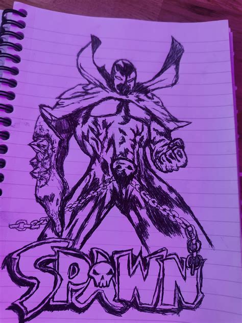 why is spawn so difficult to draw i ve tried several times and each