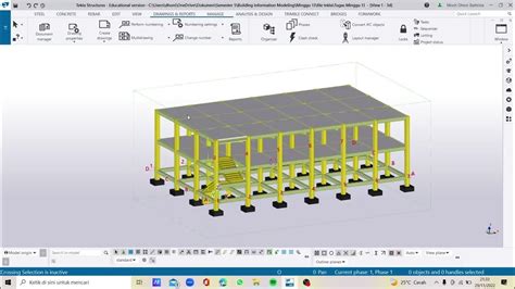 [tekla structures] drawing reporting membuat laporan gambar kerja