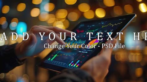 Data Analysis On A Tablet Premium Ai Generated Psd