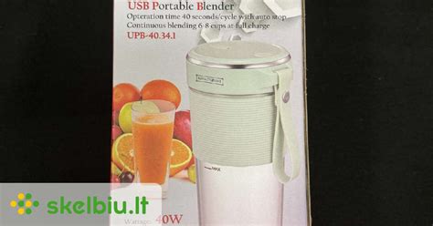 Nesiojamas Blenderis Usb Skelbiu Lt