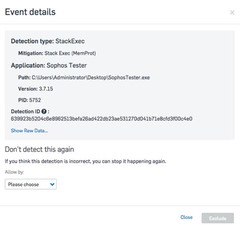 Sophos Intercept X How To Exclude Applications From Exploit Mitigation Functionality
