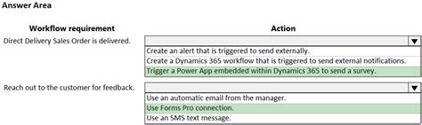Hotspot You Need To Configure The Workflows What Should You Do To Answer Select The
