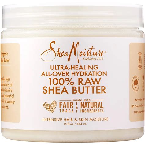 Dưỡng ẩm Shea Moisture 100 Raw Organic Shea Butter