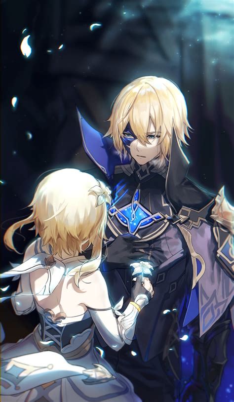 Lumine And Dainsleif Genshin Impact Drawn By Sp I Ppp Danbooru