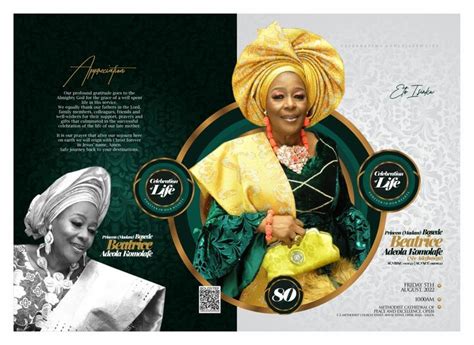 Burial Program Cover Design