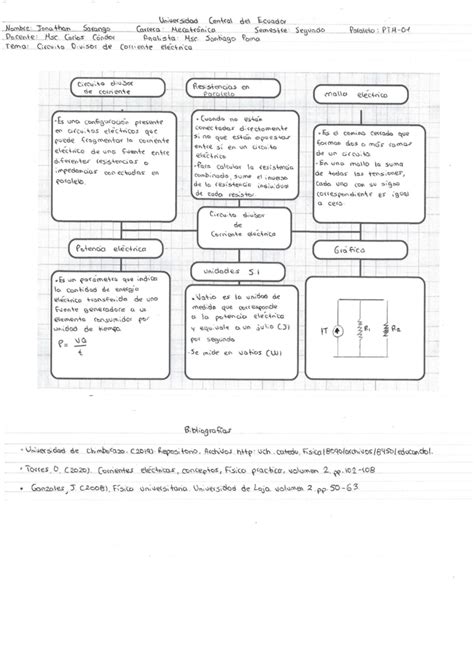 Circuito Divisor De Voltaje Eléctrico Sarango Jonathan Universidad