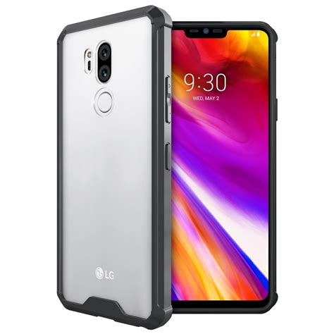 Hybrid Acrylic Hard Bumper Case LG G7 ThinQ Black