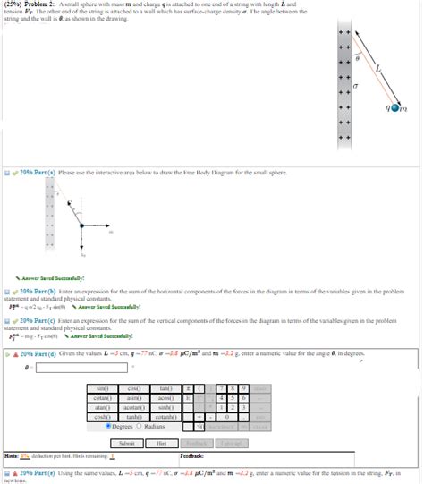 Solved 2505 Problem 2 A Small Sphere With Mass M And