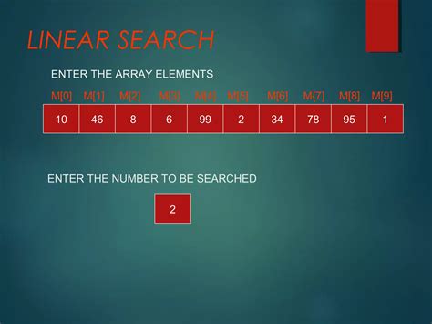 Linear And Bianry Search Ppt
