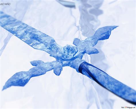 Sword Art Online Alicization Blue Rose Sword Hd Wallpaper Download