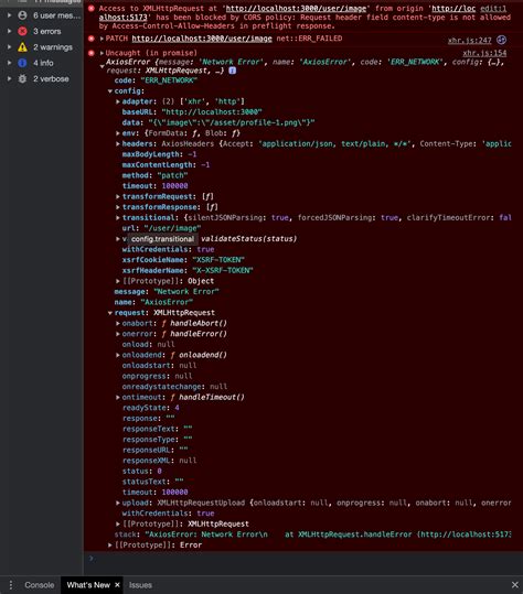 🐛 Bug Request Header Field Content Type Is Not Allowed By Access Control Allow Headers In