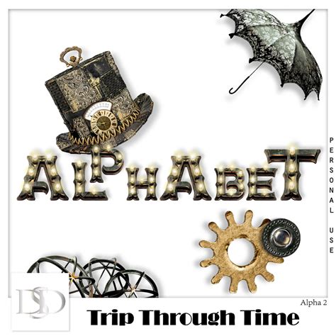 Trip Through Time Alphabet 2 Dsdesign