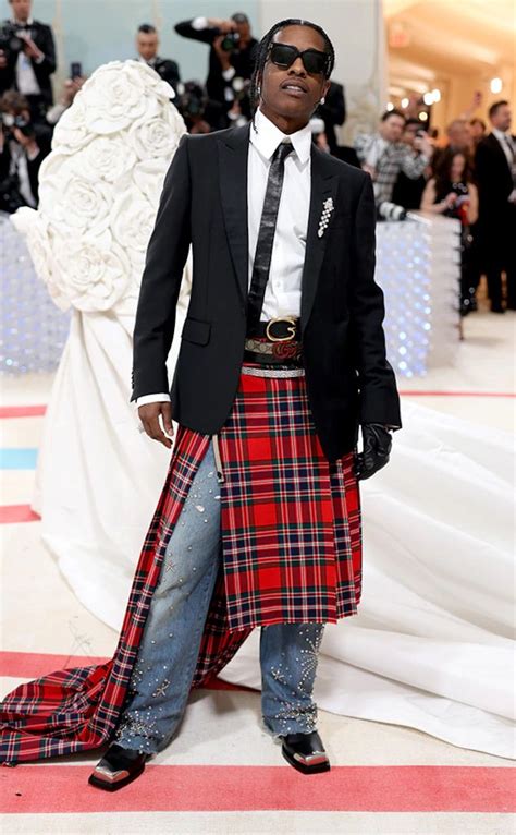 Asap Rocky In Gucci And Bucheron Asap Rocky 2023 Met Gala Outfits