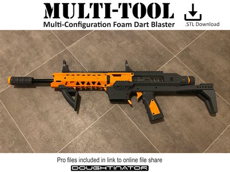 High Power 3d Printed Nerf Blaster Multi Tool Foam Dart Etsy