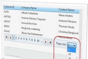 Custom DataPager With PageSize DropDown In Silverlight CodeProject