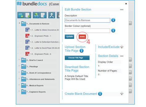 Training Tip Delete Multiple Documents At Once Within Bundledocs Bundledocs