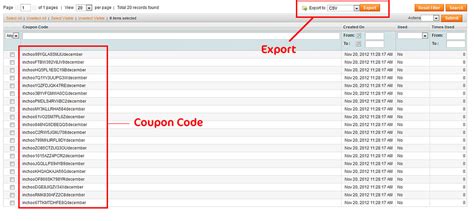 Create Unique Coupon Code In Magento