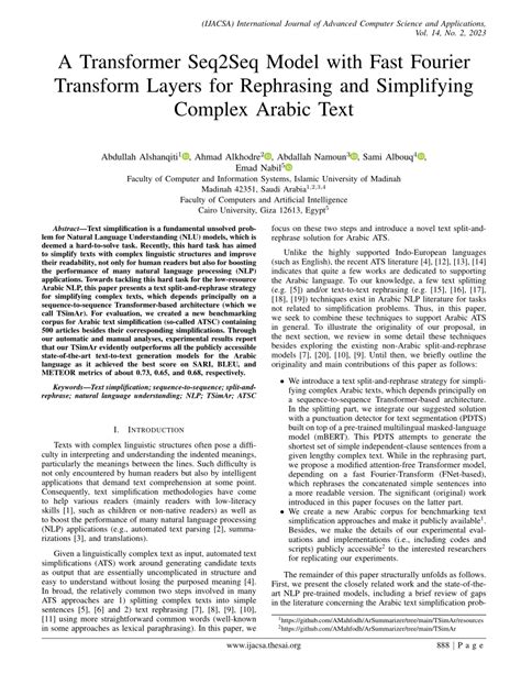 pdf a transformer seq2seq model with fast fourier transform layers