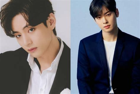 Pesona Dua Idol Tampan V Bts Vs Cha Eun Woo Astro Tidak Bisa