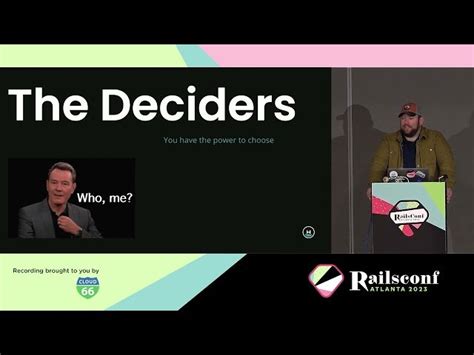 Railsconf Talk Terms Of Deployment The Process Of Evaluating