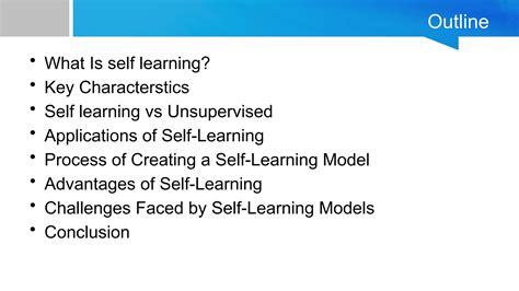 Self Learning Ai Model Machine Learningpptx