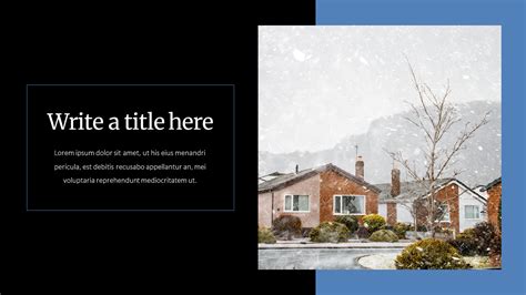 Snow Easy Google Slides Template Lifestyle